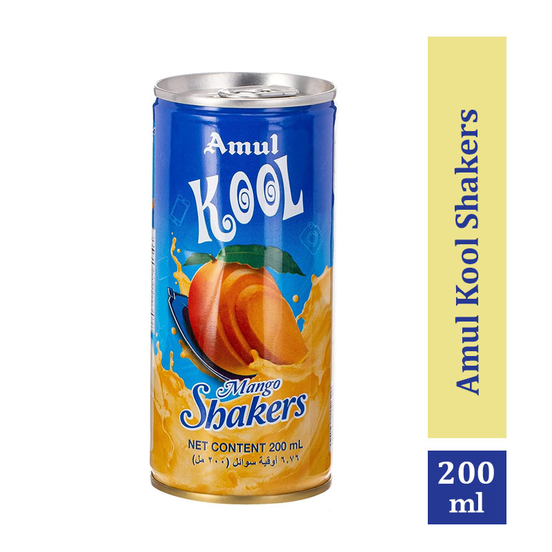 Amul Mango Shakers - 200ml Can