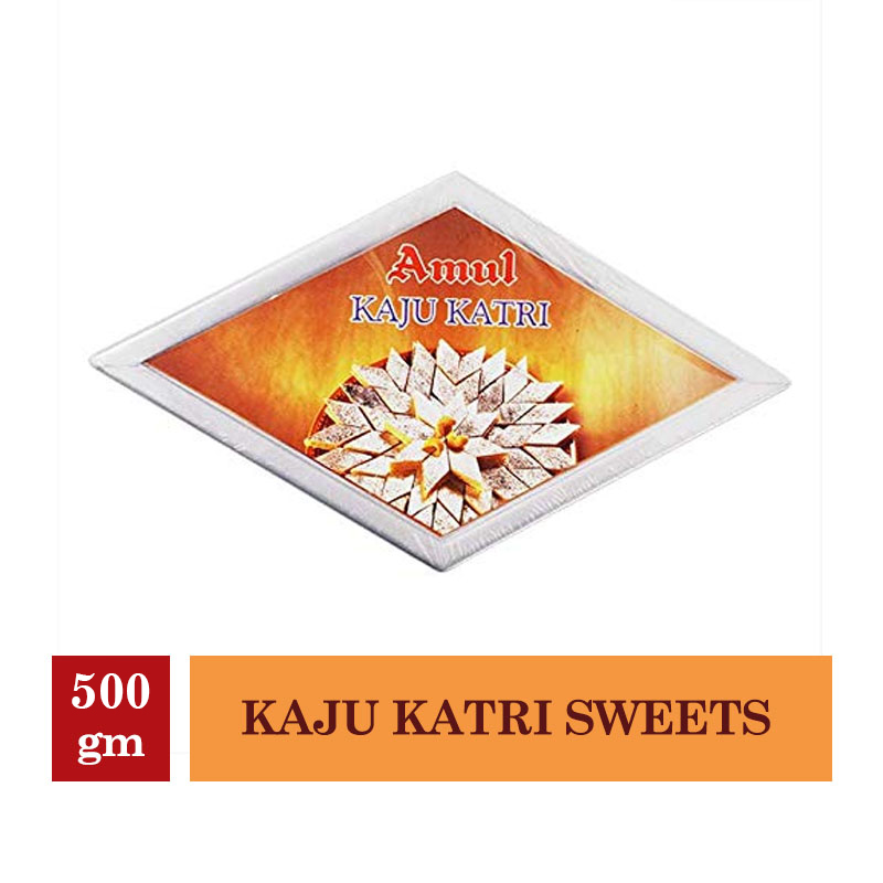 Amul Kaju Katri Sweets - 500gm